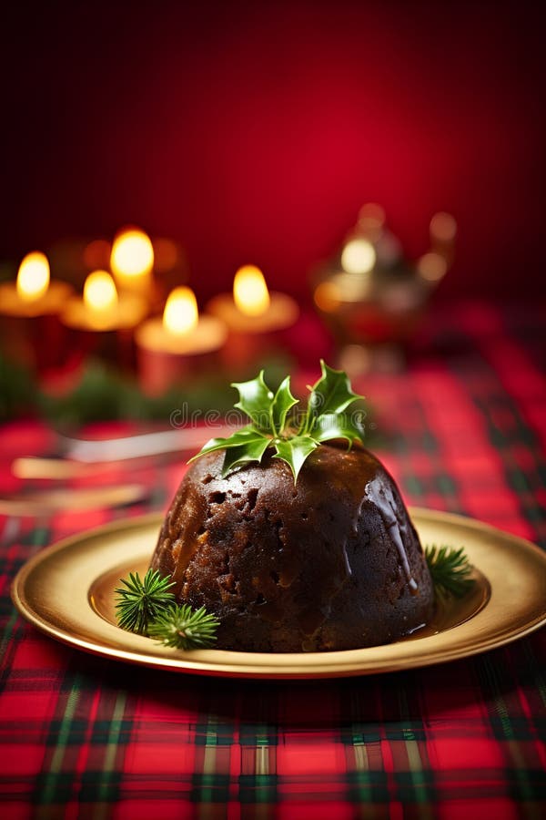 Delicious Christmas Pudding, AI Generated Stock Illustration ...