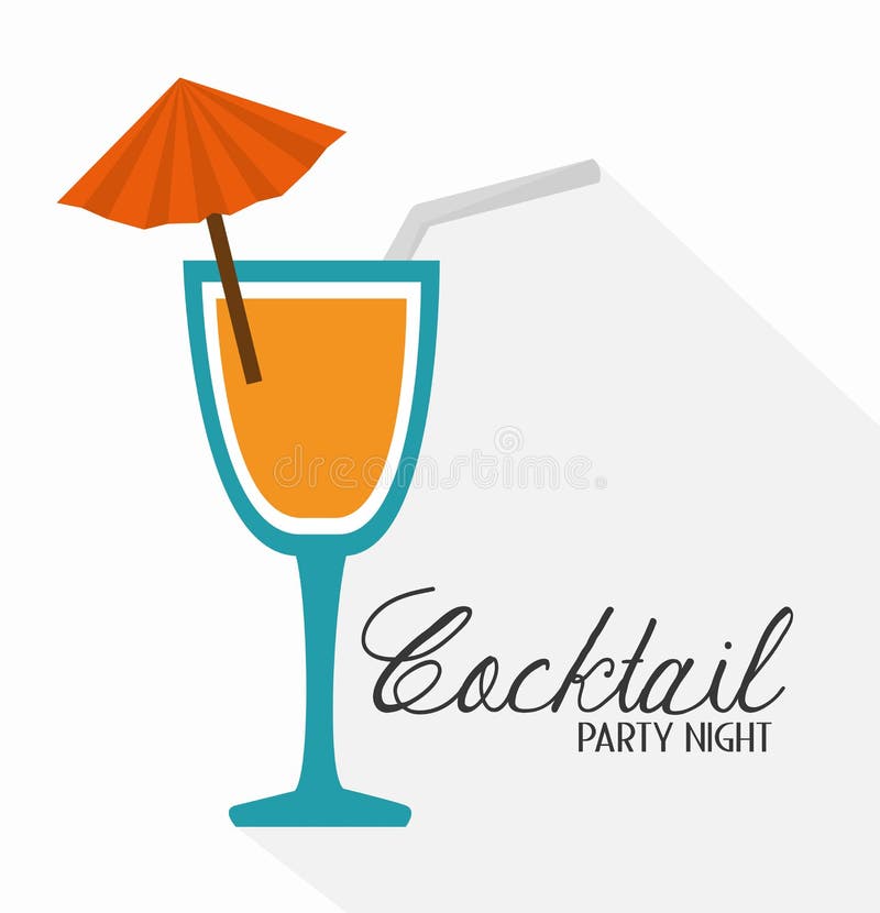 Delicious cocktail drink stock illustration. Illustration of gastronomy ...