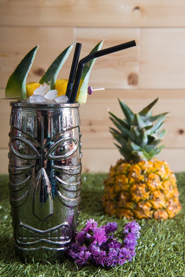 Delicious Cocktail or Refreshing Mix Served and Decorated by a ...