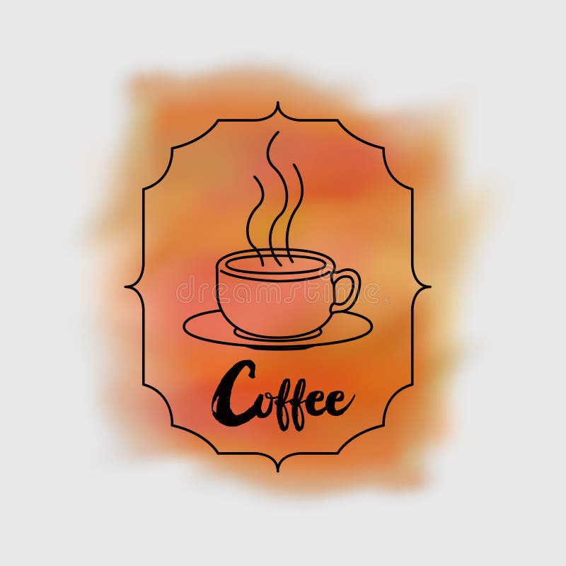 Delicious coffee design stock vector. Illustration of coffee - 73599498