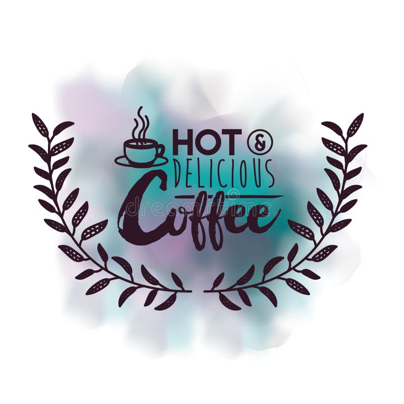 Delicious coffee design stock vector. Illustration of delicious - 73601925