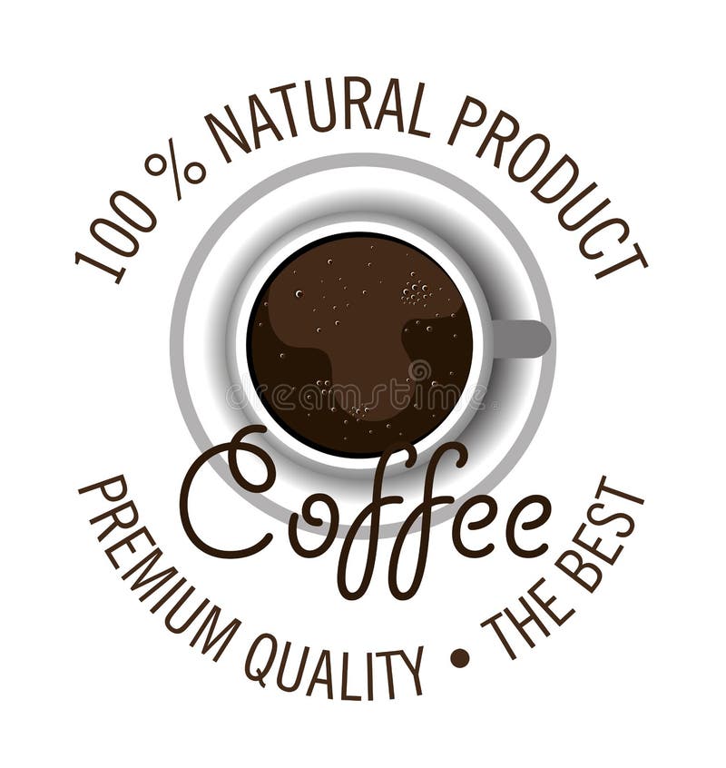 Delicious coffee drink stock illustration. Illustration of organic ...