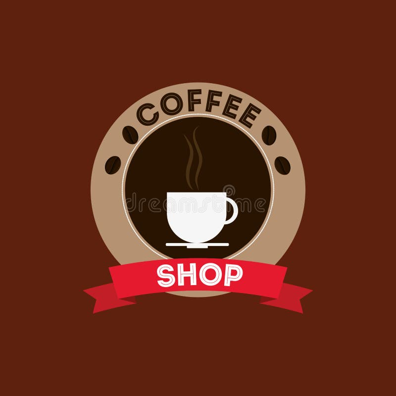 Delicious coffee drink stock vector. Illustration of beverage - 80235412