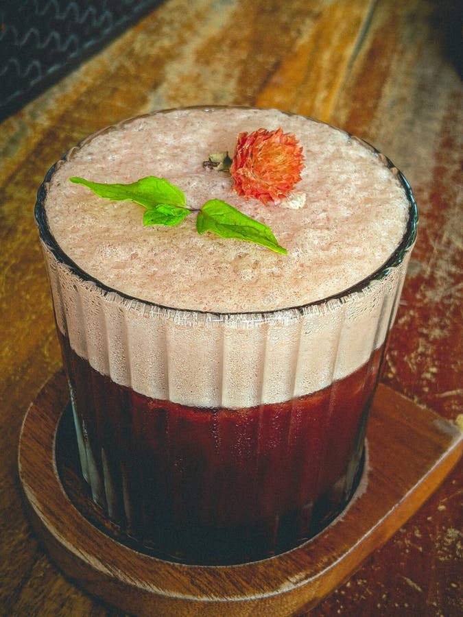 Delicious Coffee Mocktail stock photo. Image of garnish - 334968024