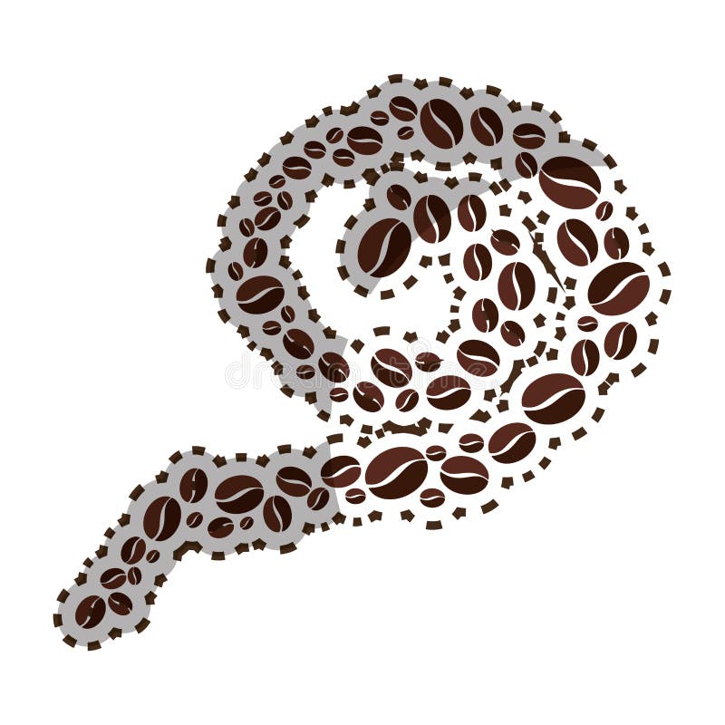 Delicious Coffee Seeds Icon Stock Vector - Illustration of cafe, house ...
