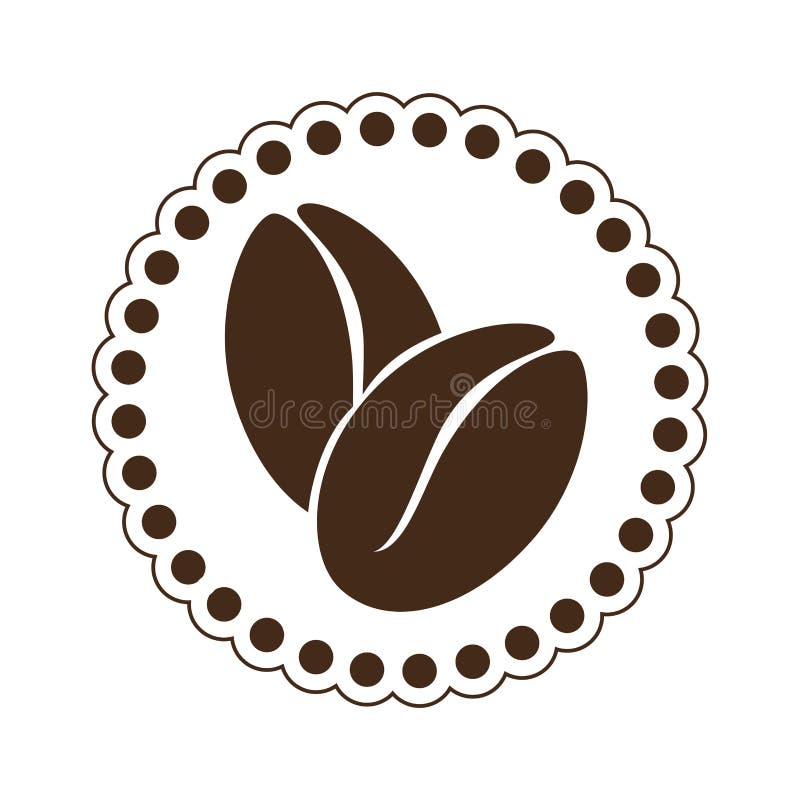 Delicious Coffee Seeds Icon Stock Vector - Illustration of ingredient ...