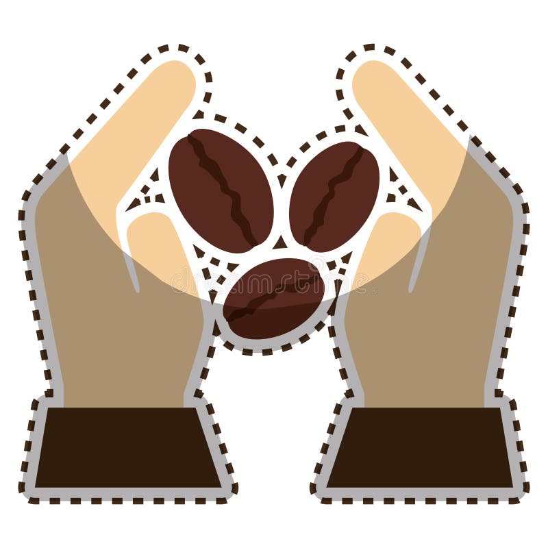 Delicious Coffee Seeds Icon Stock Vector - Illustration of object ...