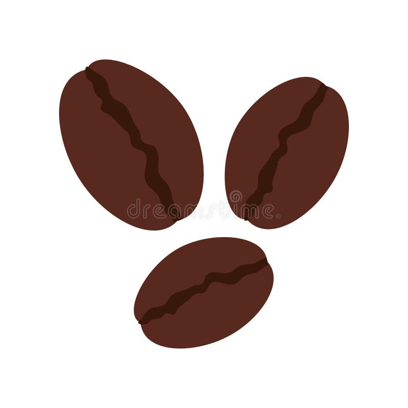 Delicious Coffee Seeds Icon Stock Vector - Illustration of element ...