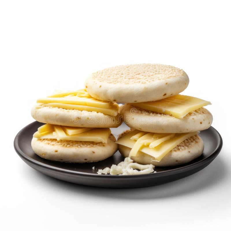 Delicious Colombian Arepas with Cheese on a Plate High Resolution Image ...