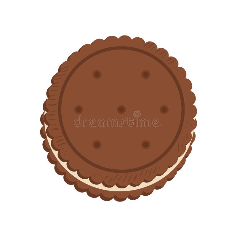 Delicious cookie Cartoon stock vector. Illustration of sugar - 81741508