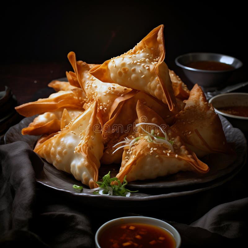 Crab Rangoon Stock Illustrations – 12 Crab Rangoon Stock Illustrations ...