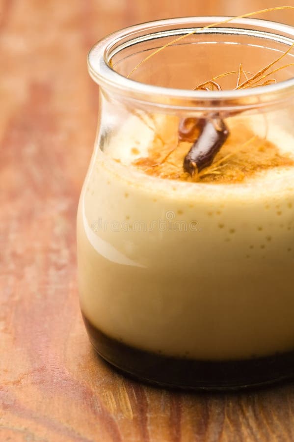Delicious Creme Caramel Dessert Stock Image - Image of cake, plate ...