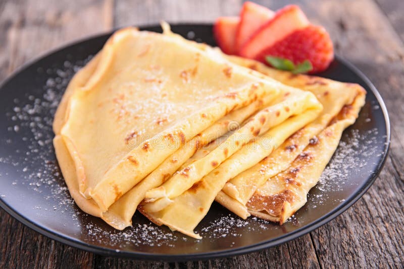Delicious crepe stock image. Image of epicure, cake - 106346919