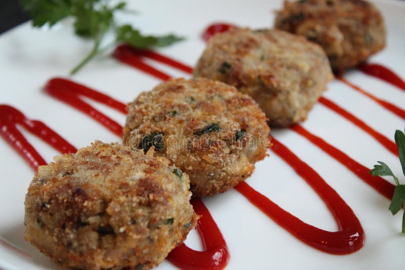 Cutlets Ala Stuffed Cabbage Stock Image - Image of cutlets, dough ...