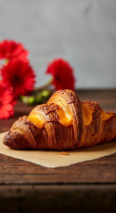 Delicious croissan stock image. Image of baking, dessert - 366299617
