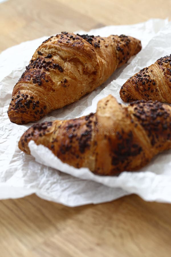 Delicious croissant stock photo. Image of studio, breakfast - 46393378