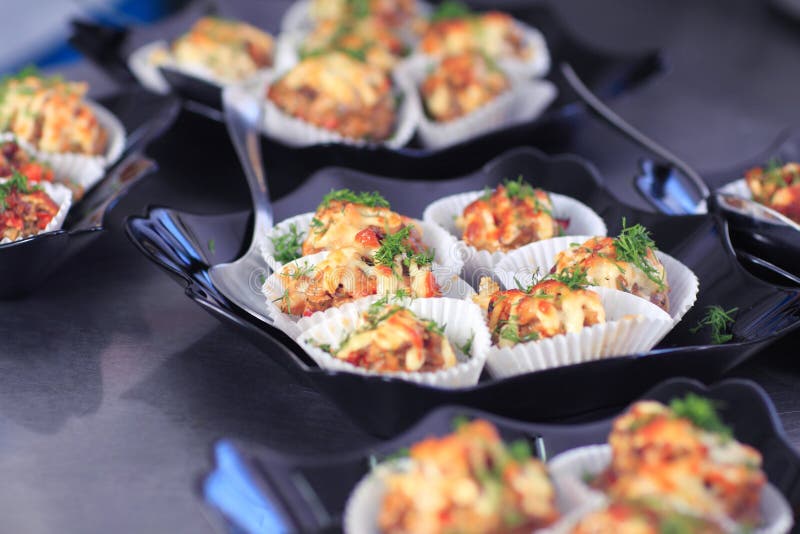 Delicious Culinary Products. Stock Photo - Image of dinner, catering ...