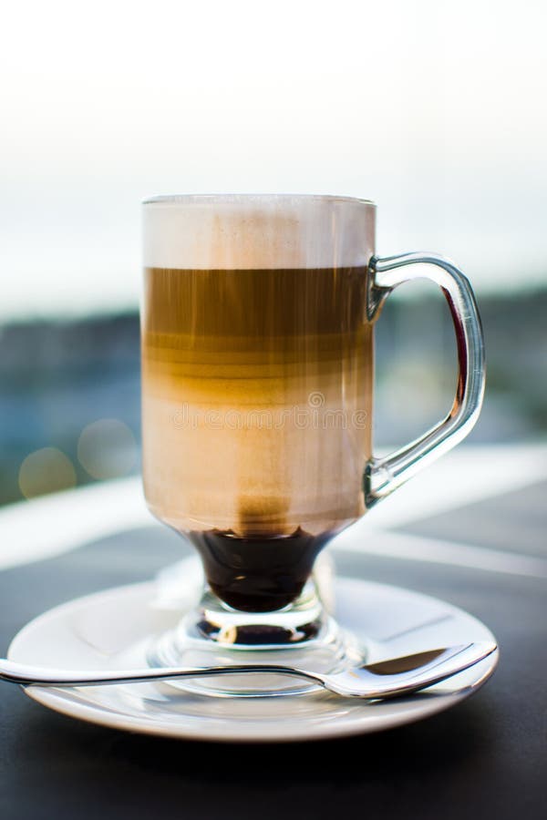 Delicious Cup of Coffee in the Bar Stock Image - Image of espresso ...