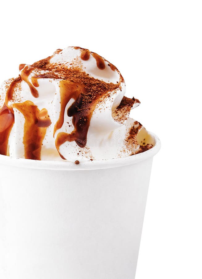 Delicious Cup of Mocha with Whipped Cream Stock Photo - Image of ...