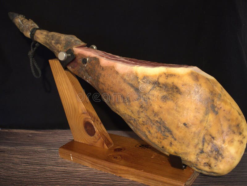 Delicious Cured Iberian Ham Ready To Be Consumed Typical Dry Spanish ...