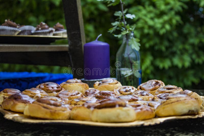 The delicious Danish cakes stock photo. Image of tasty - 107657748