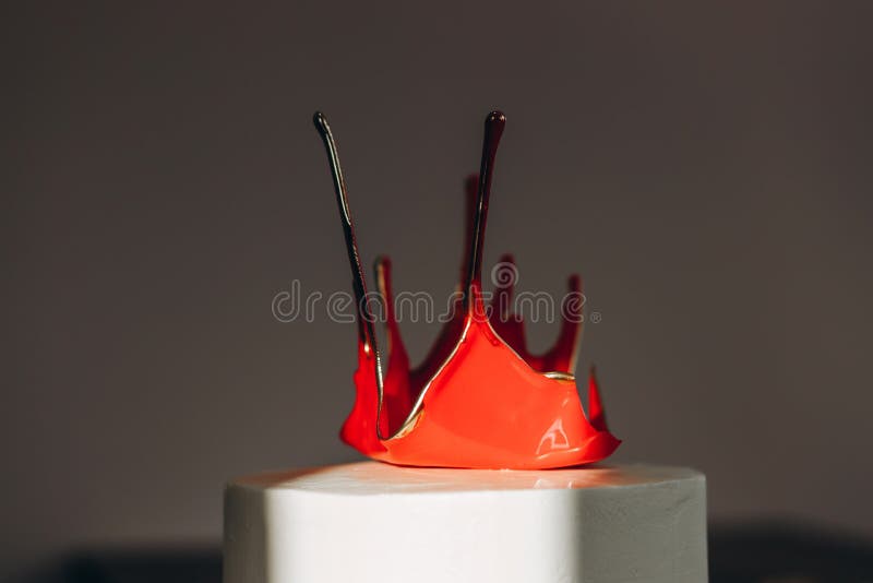 Delicious Decorated Cake for Celebration, Wedding or Birthday. Stock ...