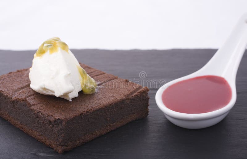 Delicious Dessert stock photo. Image of slate, fruit, mascapone - 8785232