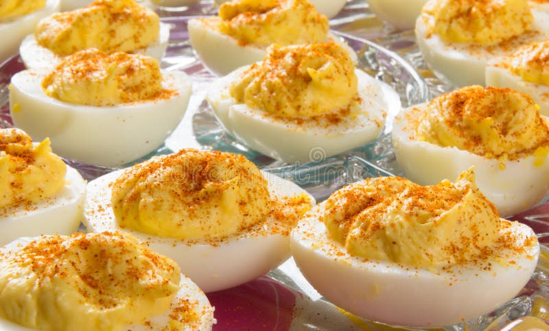Delicious Deviled Eggs stock photo. Image of boiled, mustard - 96649688