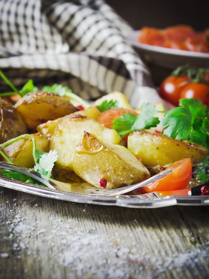 Delicious dinner stock image. Image of fork, traditional - 39372697