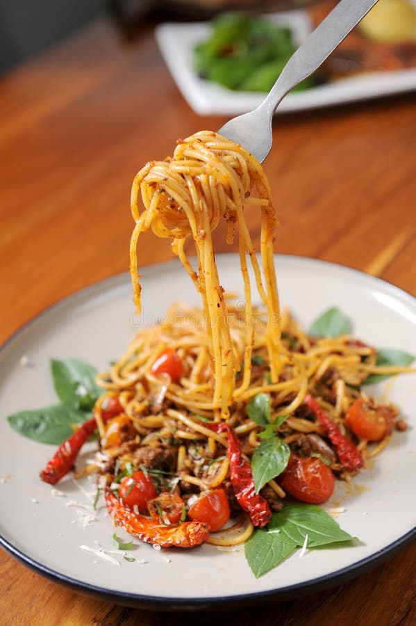 Delicious dish of pasta stock image. Image of italian - 31428447