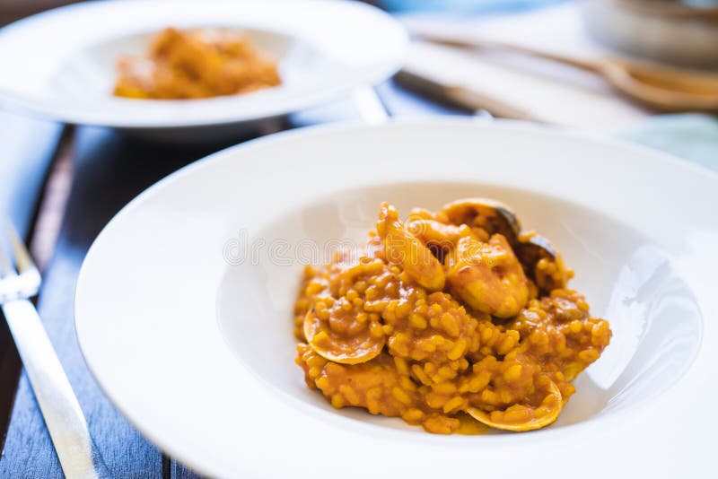 Delicious Dish of Typical Sweet Rice on a Restaurant Stock Image ...