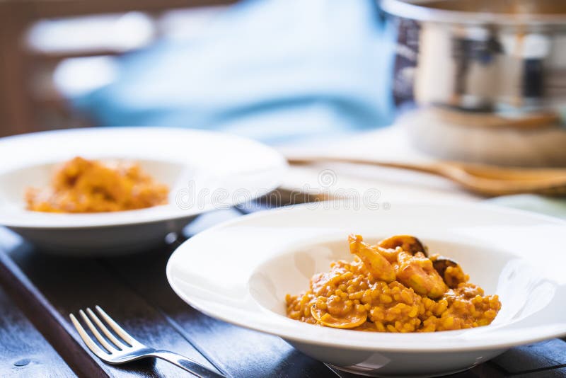 Delicious Dish of Typical Sweet Rice on a Restaurant Stock Image ...