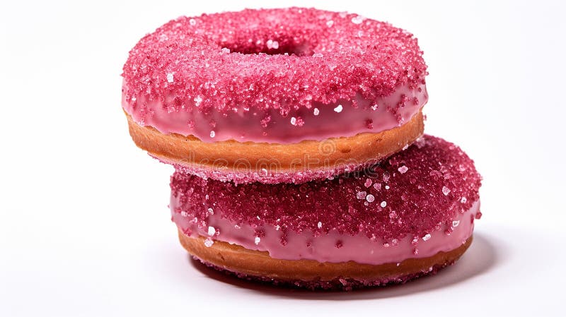 Delicious Donuts Isolated on White Magical Arts Stock Illustration ...