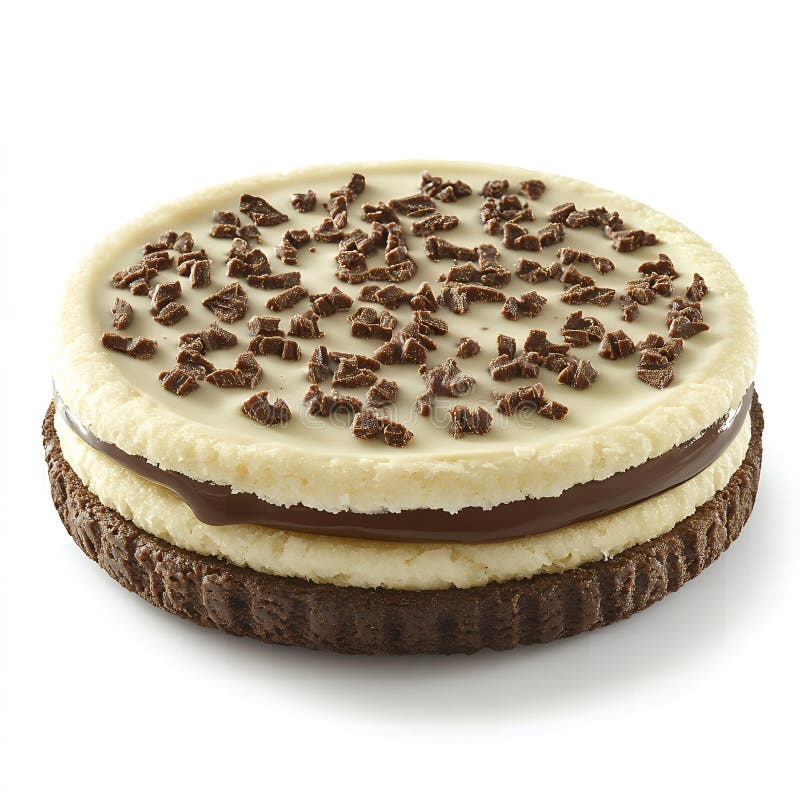 Delicious Double Layer Chocolate Cookie Dessert with White Chocolate ...