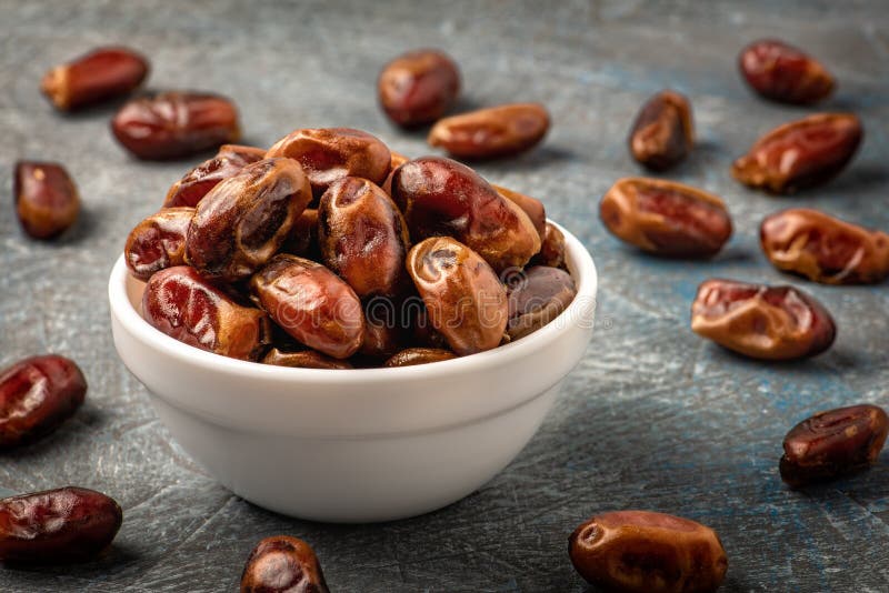 Delicious Dried Dates, a Favorite Dish of Many Gourmets Stock Photo ...