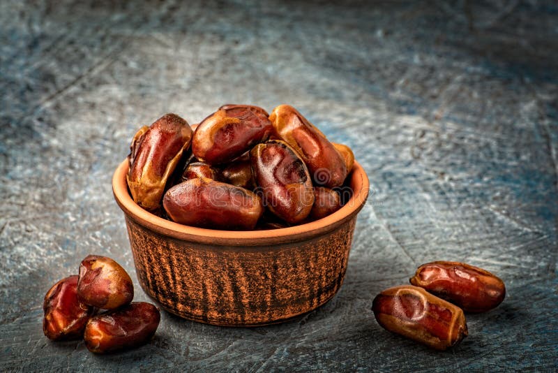 Delicious Dried Dates, a Favorite Dish of Many Gourmets Stock Photo ...