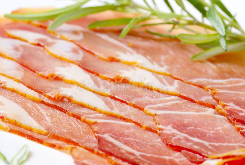 Delicious dry-cured ham stock photo. Image of cold, delicacy - 28732748