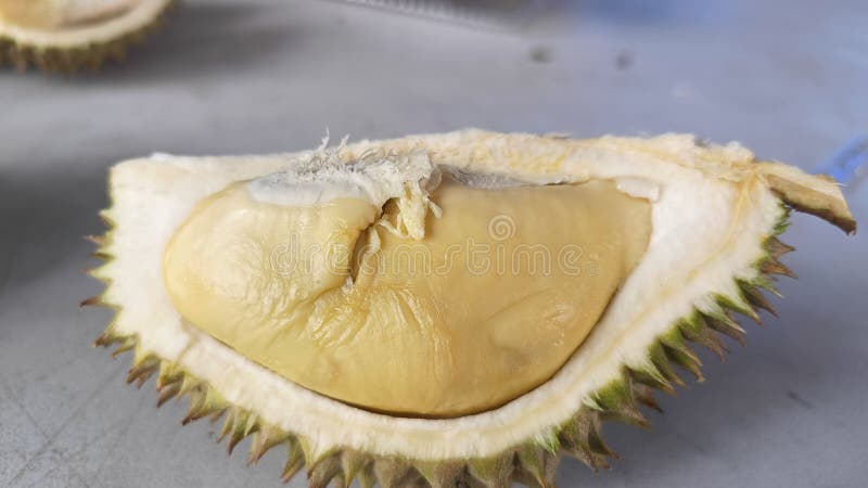 Delicious Durian Close Up Photo Stock Image - Image of durian, local ...