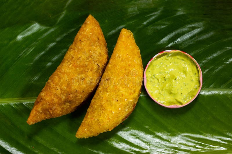 Delicious Empanada Made of Corn Dough and Filled with Meat and Potatoes ...