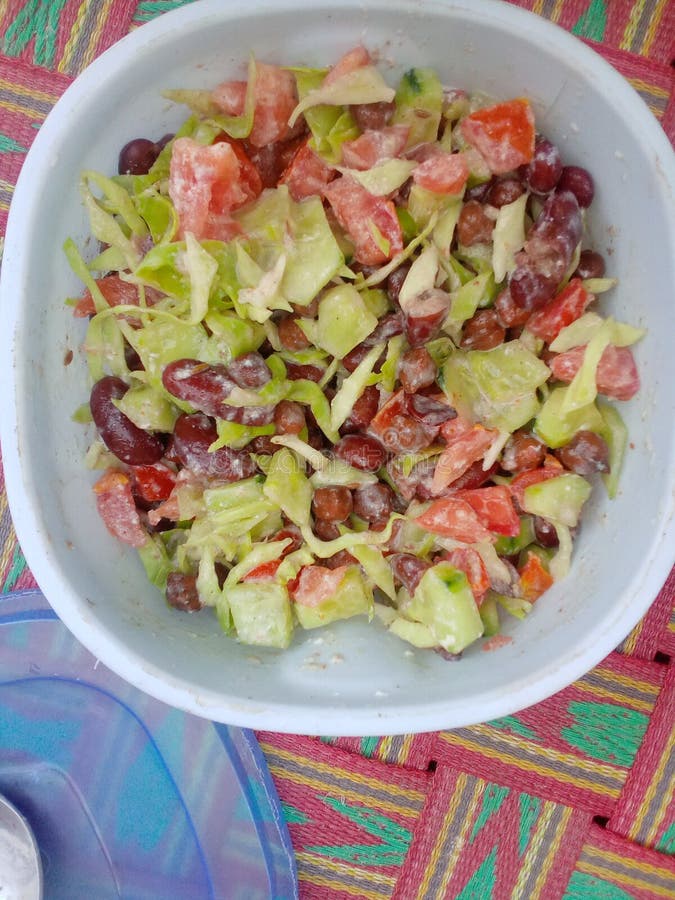 Delicious, Energetic, Powerful Lunch Stock Image - Image of dessert ...