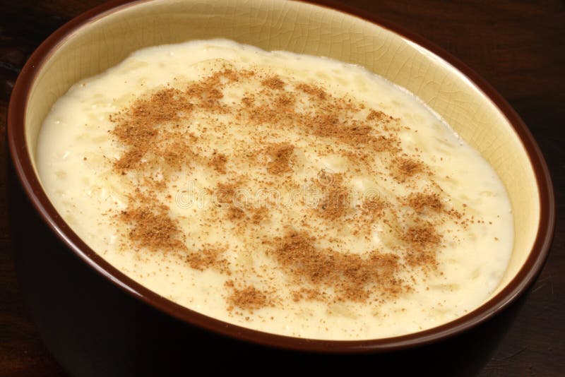 Delicious Fancy Rice Pudding Stock Image - Image of cereal, food: 15596001