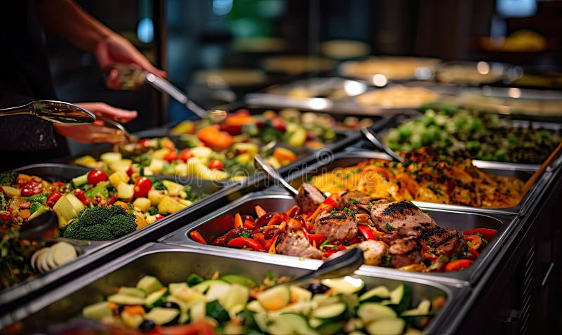 A Delicious Feast of Culinary Delights Stock Illustration ...