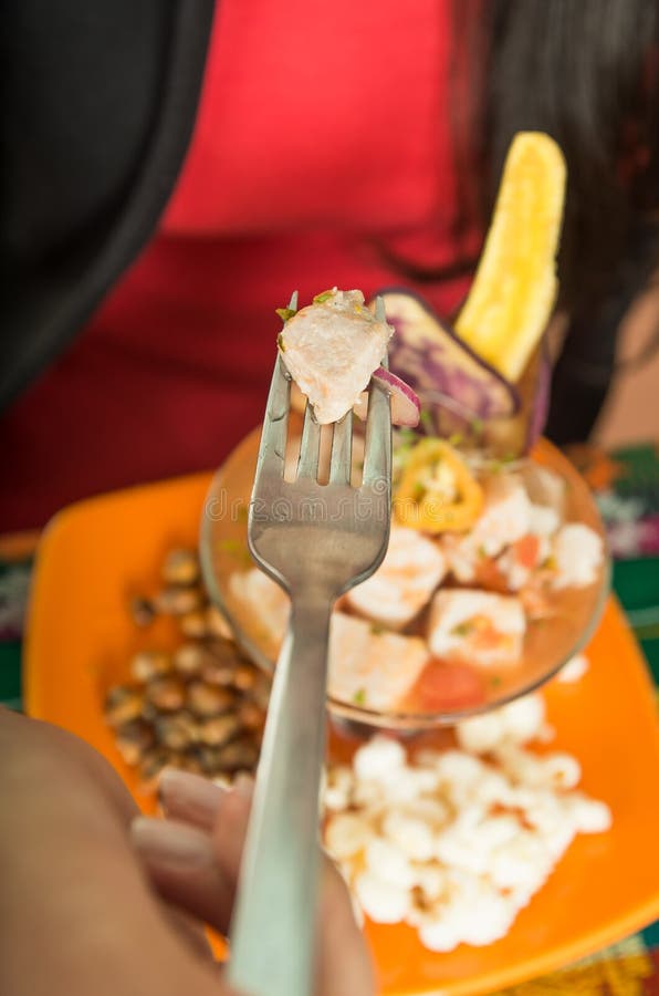 Typical Ecuadorian Food Omitas, Corn Cakes with Stock Photo - Image of ...