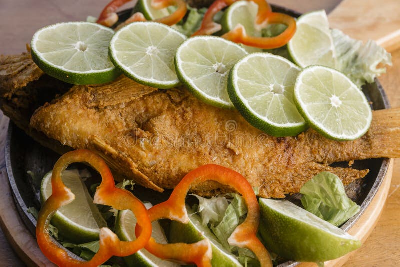 Delicious Fish Fried and Ready To Eat Stock Image - Image of fish ...