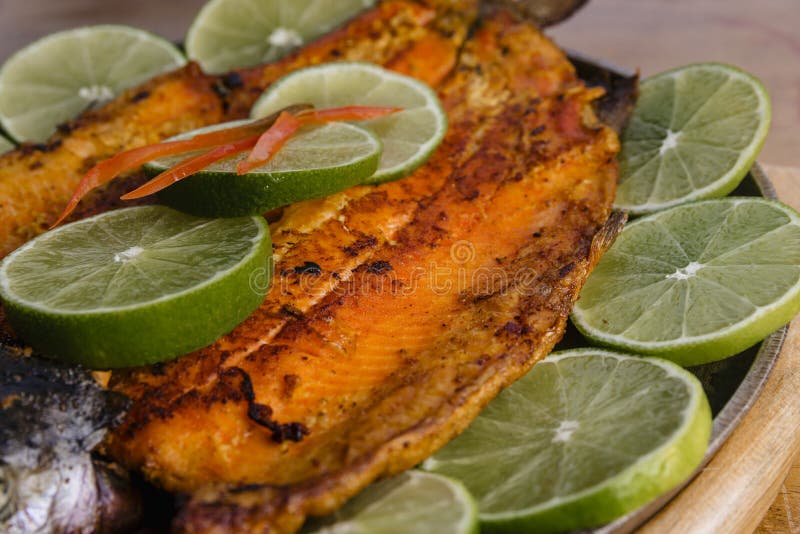 Delicious Fish Fried and Ready To Eat Stock Photo - Image of food ...