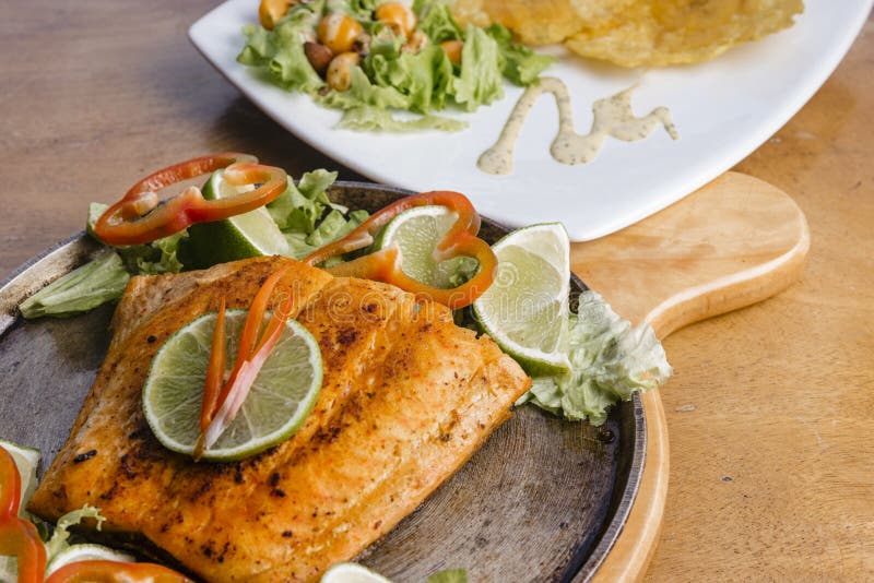 Delicious Fish Fried and Ready To Eat Stock Image - Image of table ...