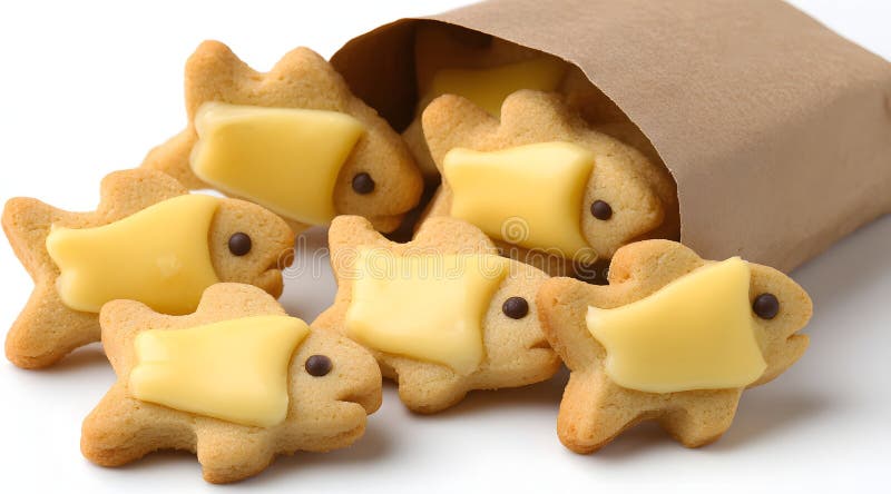 Fish Shaped Cookies stock illustration. Illustration of fish - 389960138