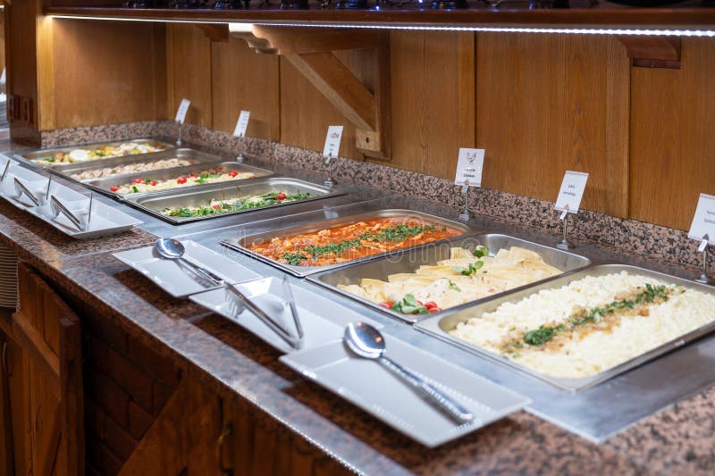 Delicious Food on the Buffet Table in the Restaurant Stock Image ...