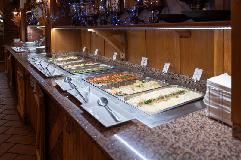 Delicious Food on the Buffet Table in the Restaurant Stock Image ...
