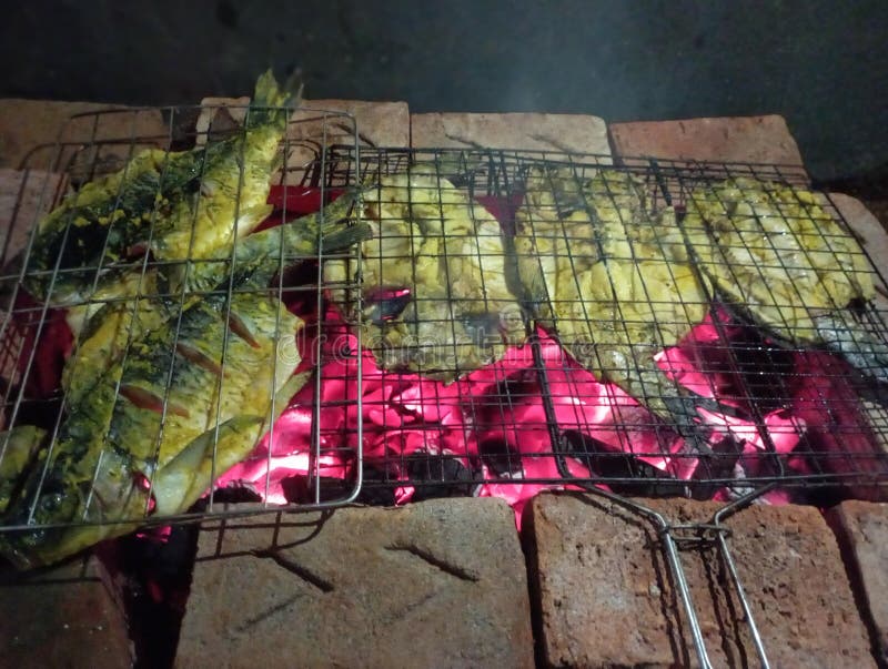 Delicious Food Menu from Indonesia/grilled Fish Stock Image - Image of ...